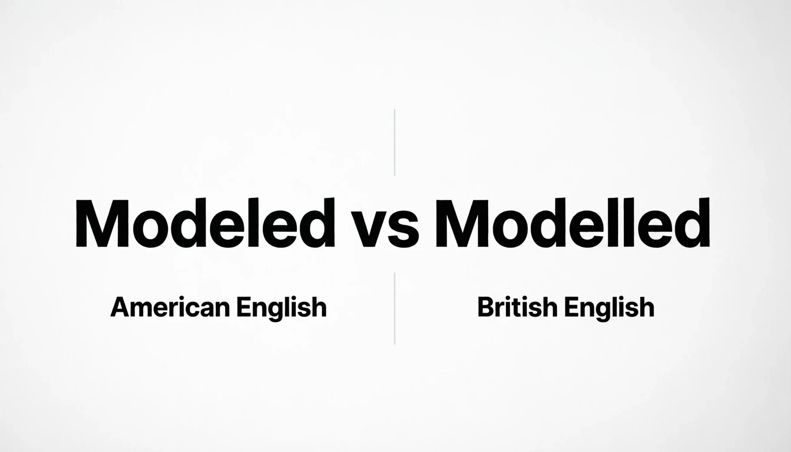 Modeled or Modelled? The Correct Spelling Explained Simply